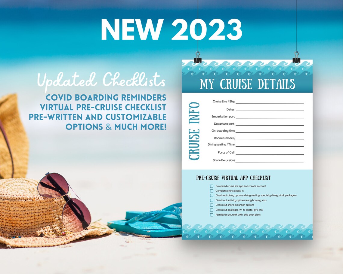 Ultimate Printable Cruise Checklist Instant Digital Download - Etsy