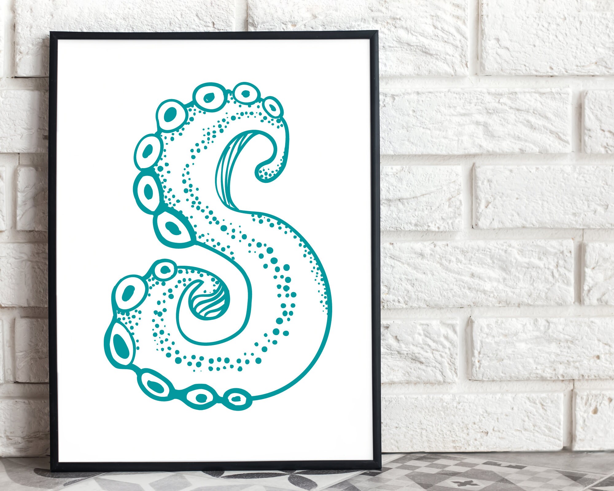 Octopus Font, Tentacle Font, Outline Font, Cricut Font, Doodle Font ...