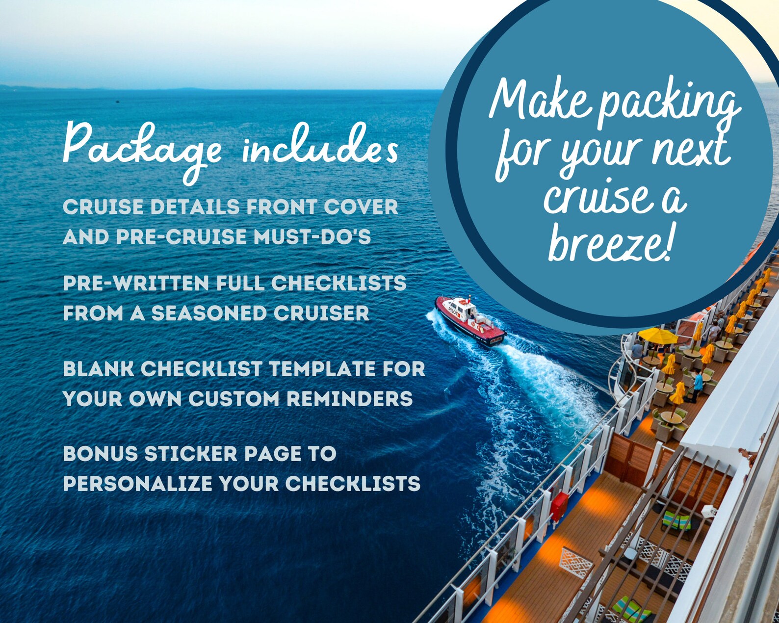 Ultimate Printable Cruise Checklist INSTANT DIGITAL DOWNLOAD | Etsy