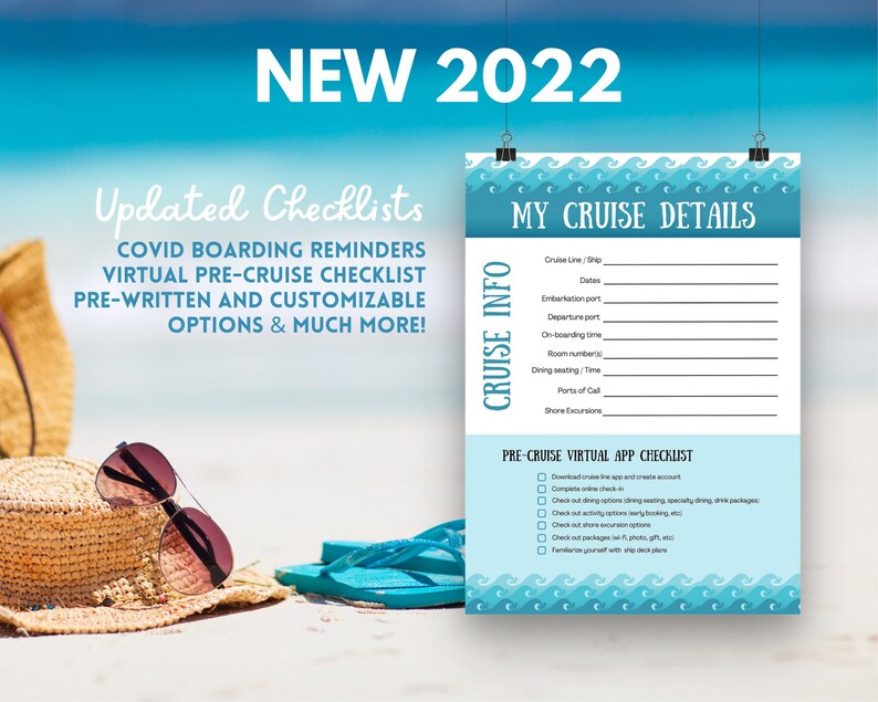 Ultimate Printable Cruise Checklist INSTANT DIGITAL DOWNLOAD | Etsy