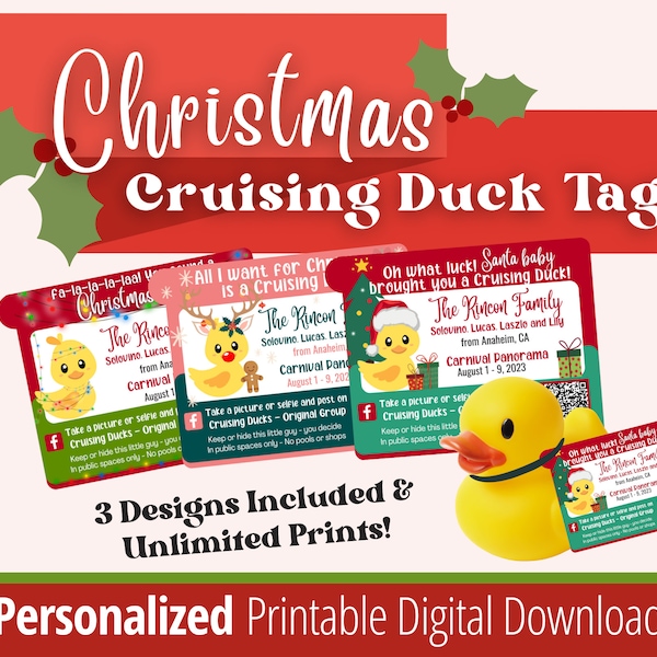 Duck Cruise Printables - Etsy