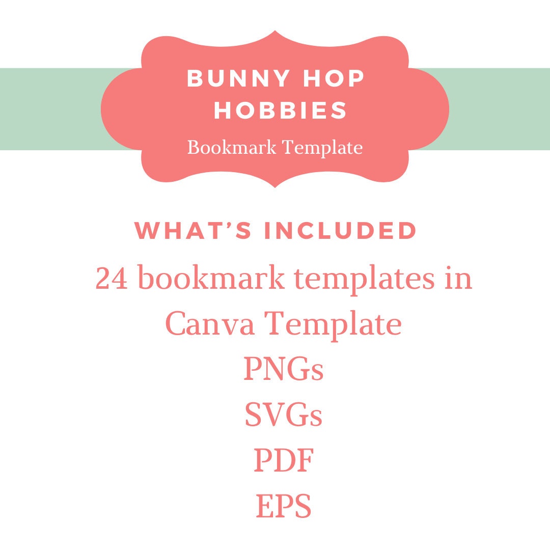 Bookmark SVG Bundle. 24 Bookmark Cut File Designs. Canva - Etsy