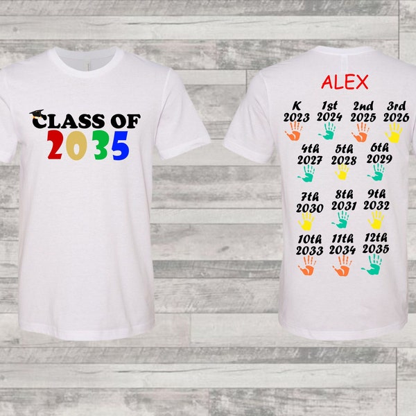 Graduation Hand Print Shirt - Etsy