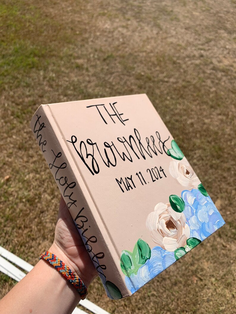 Custom Painted ESV Bible - Etsy