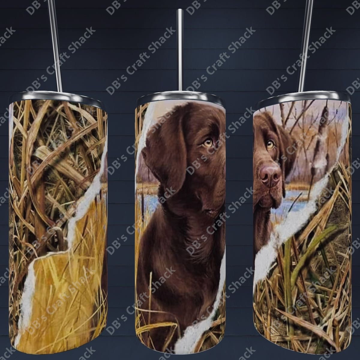 Chocolate Lab Tumbler - Etsy
