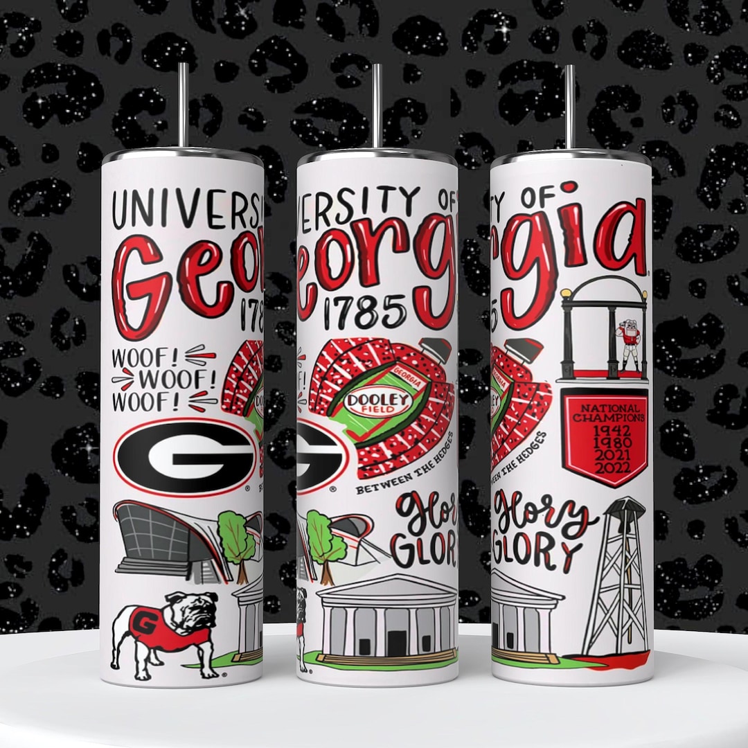 UGA Tumbler - Etsy