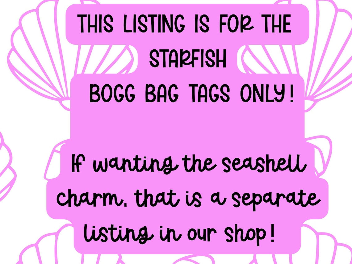 Bogg Bag Charms, Beach Tote Name Plate, Bogg Bag Accessories, Bogg Bag ...