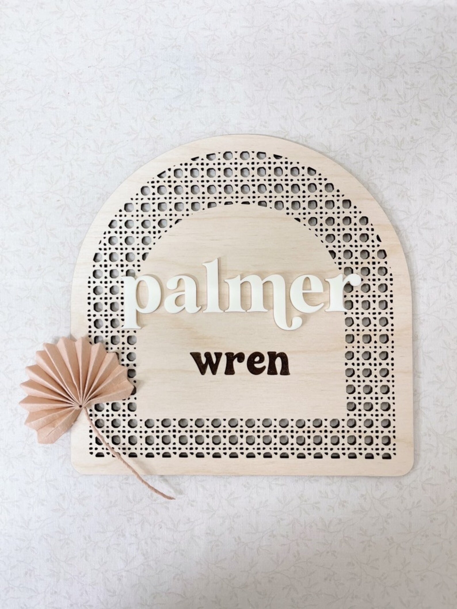 Baby Birth Announcement Sign Boho Baby Arch Name Sign Boho - Etsy