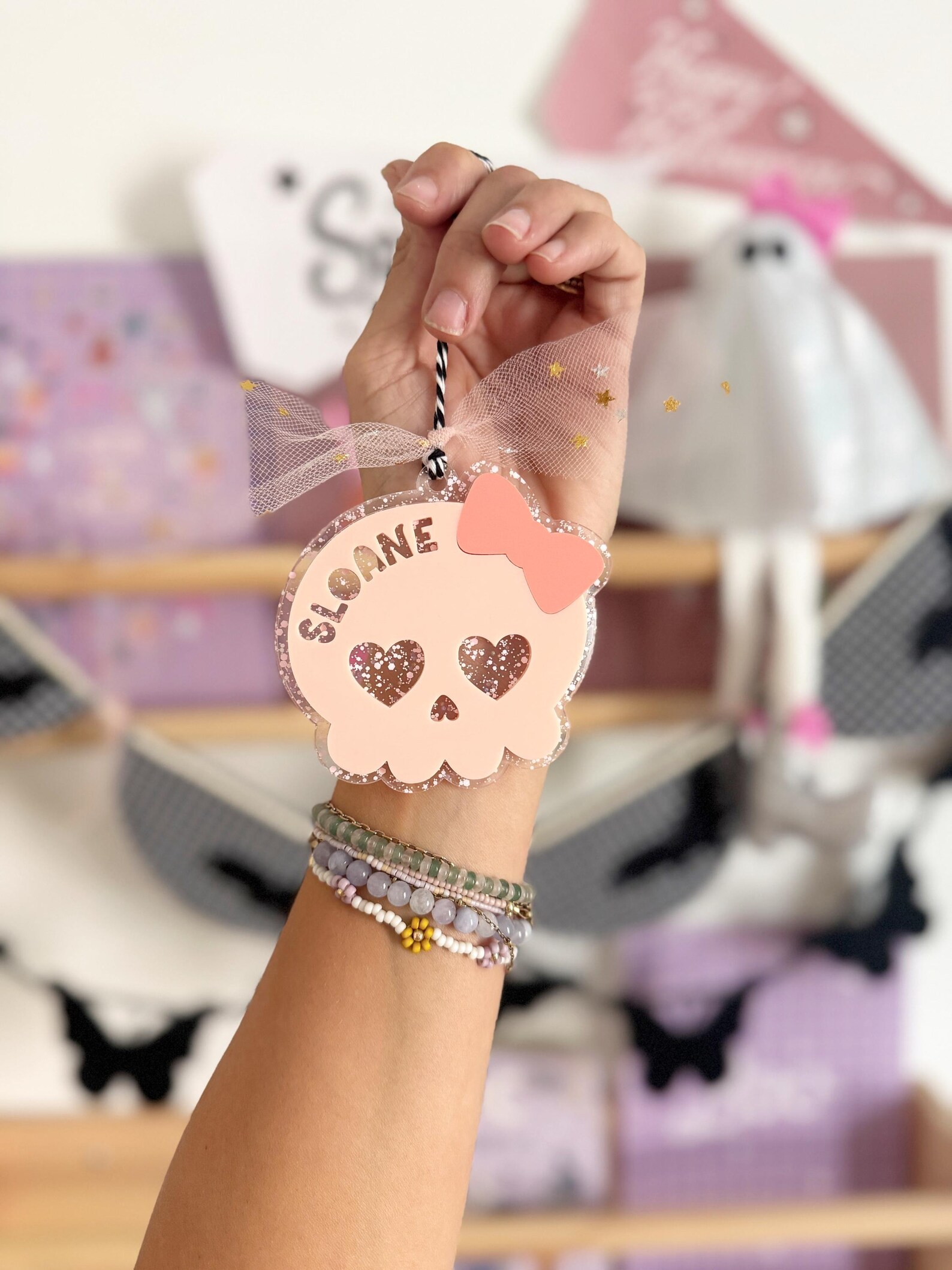 Personalized Halloween Tag, Kids Halloween Tag, Halloween Bucket Tag ...