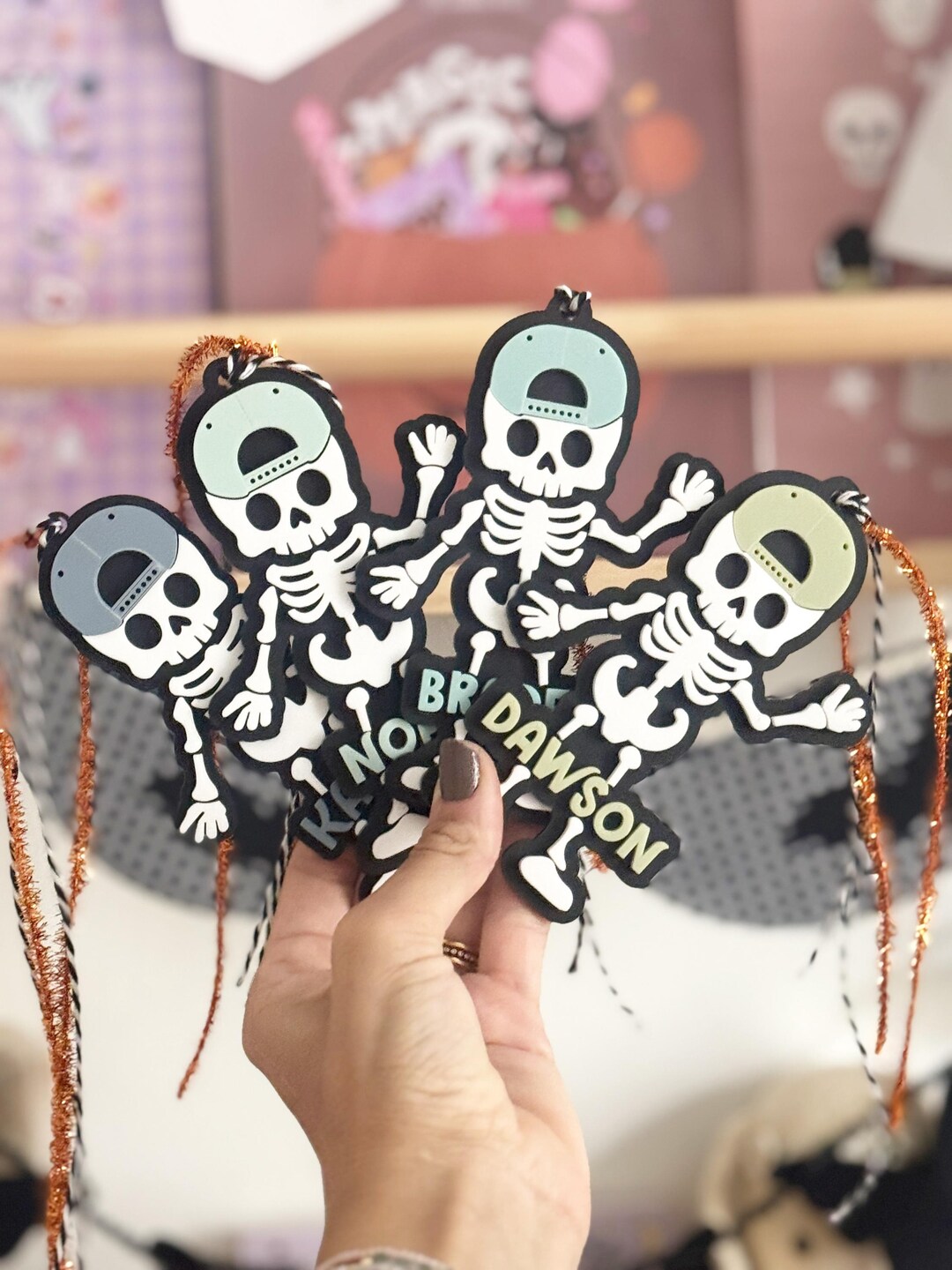 Personalized Halloween Tag, Kids Halloween Tag, Halloween Bucket Tag ...