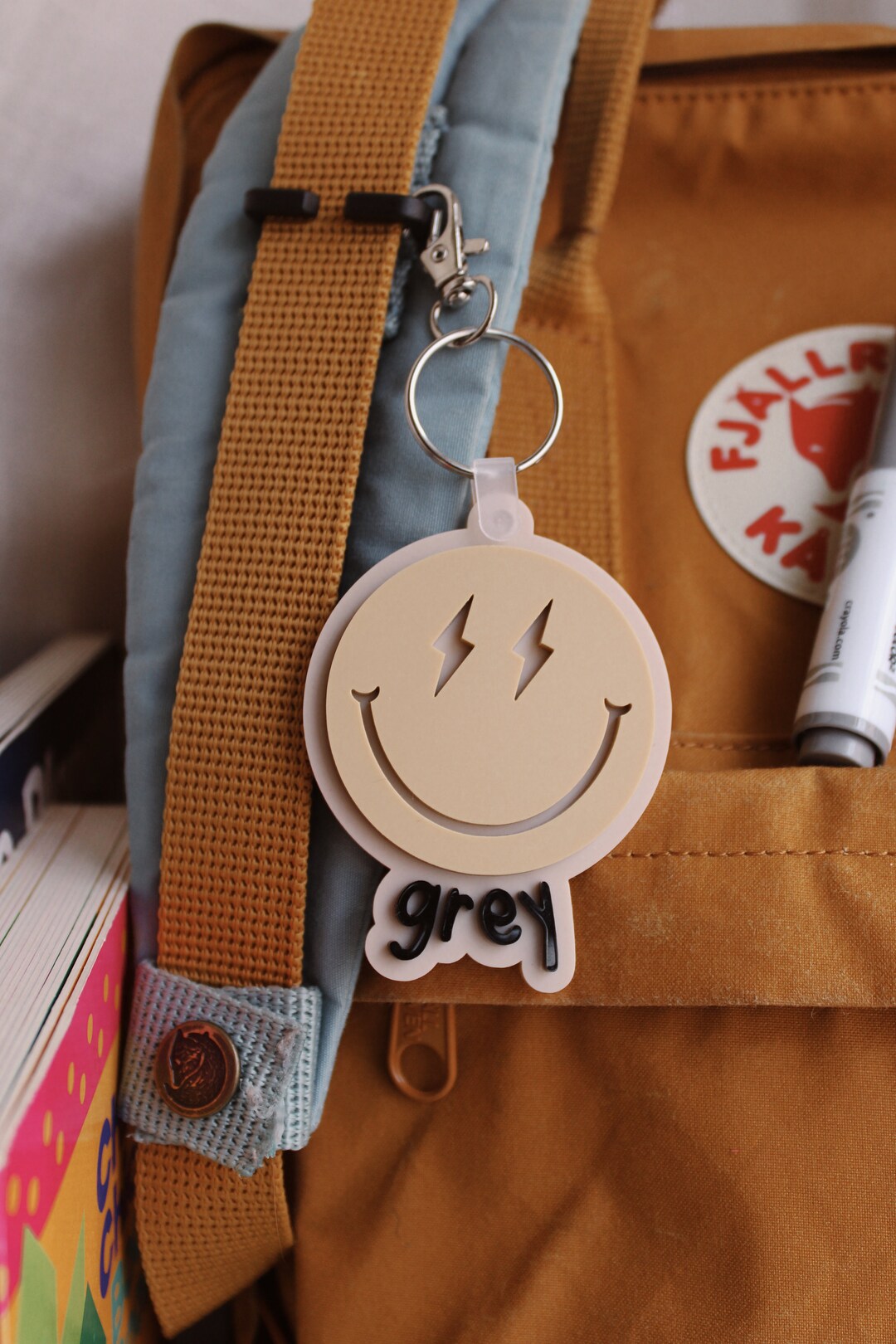 Backpack Tags, 3D Acrylic Bag Tags, Bag Tag Personalized, Diaper Bag ...