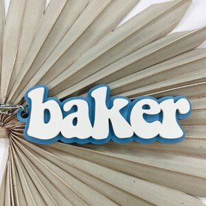 Backpack Tags Retro Acrylic Bag Tags Bag Tag Personalized - Etsy