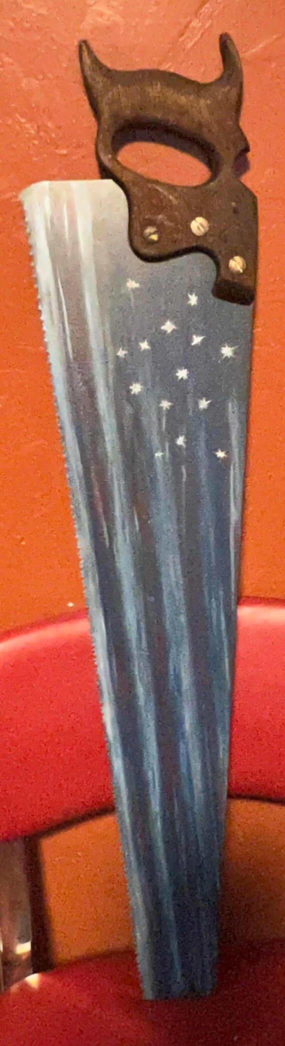 Flags Painted Hand Saws