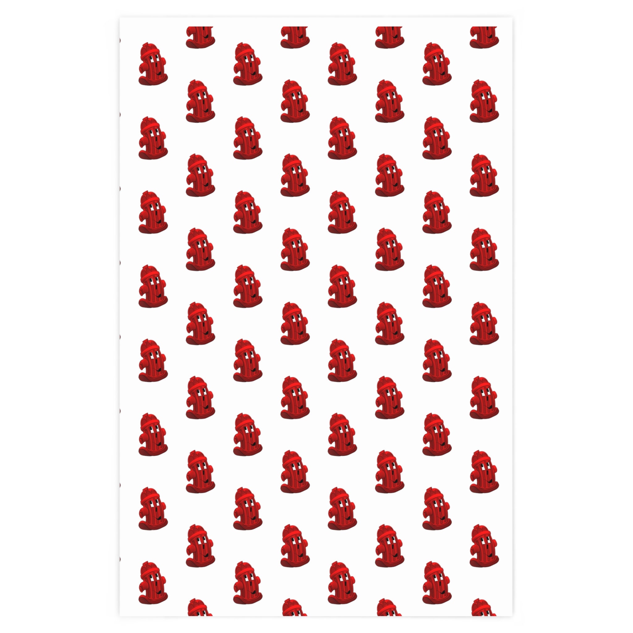 Frankie the Fire Hydrant Wrapping Paper - Etsy