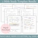Bible Study Bundle, Bible Study Printable, Bible Character Study, Verse ...