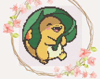 Charmander Under Leaf - Etsy
