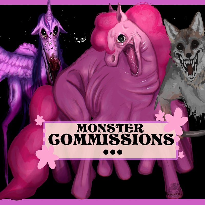 Monster Art Commissions - Etsy UK
