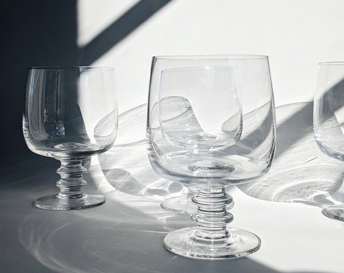 MCM Style Wine Glasses | Mid-century Modern Minimalist Scandinavian ...