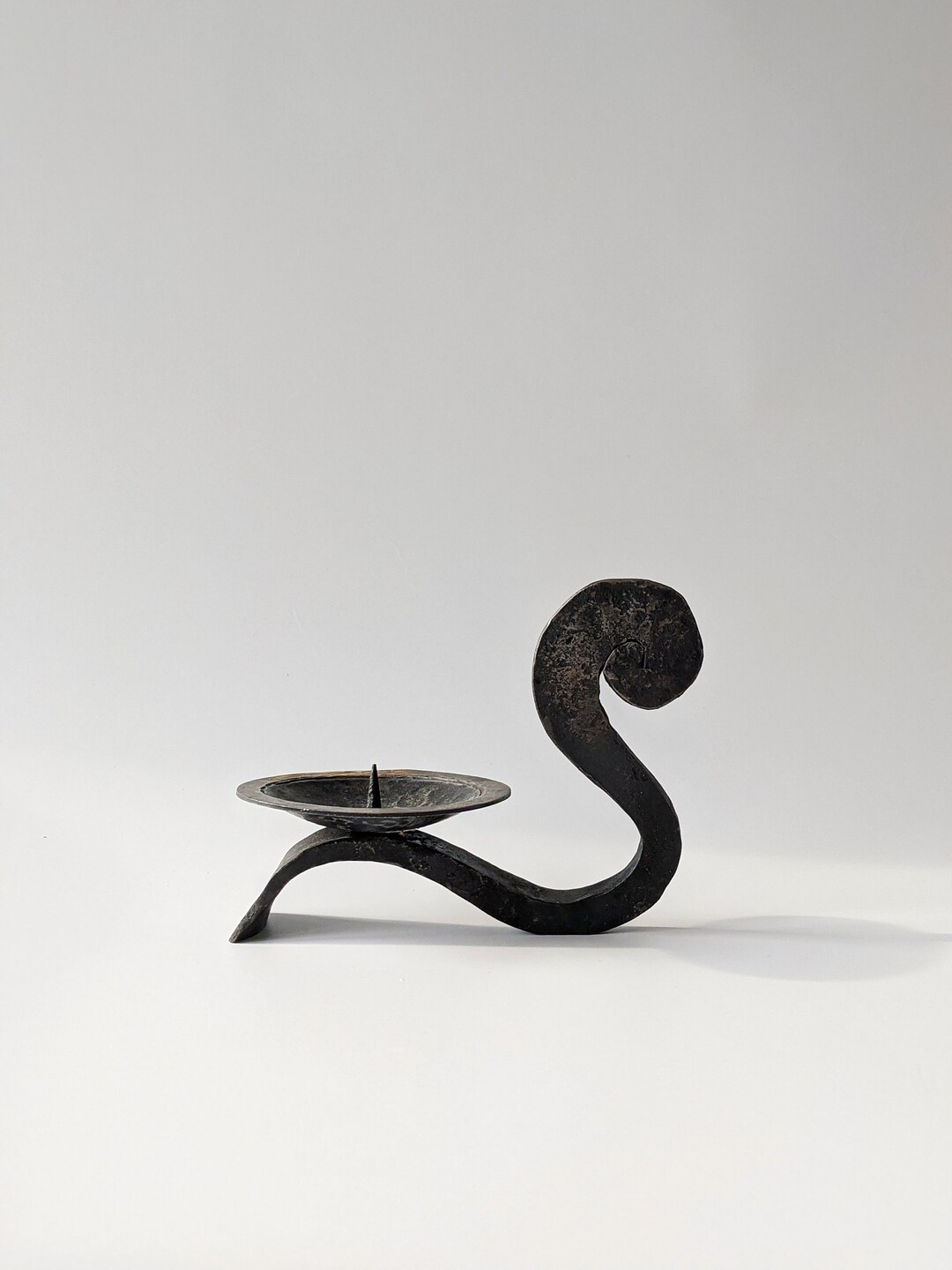 Vintage Scandinavian Antique Style Hand Forged Candlestick - Etsy