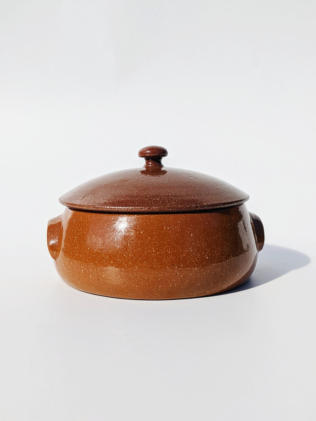 Vintage Handmade AJ Höganäs Sweden Glazed Ceramic Lidded Pot ...