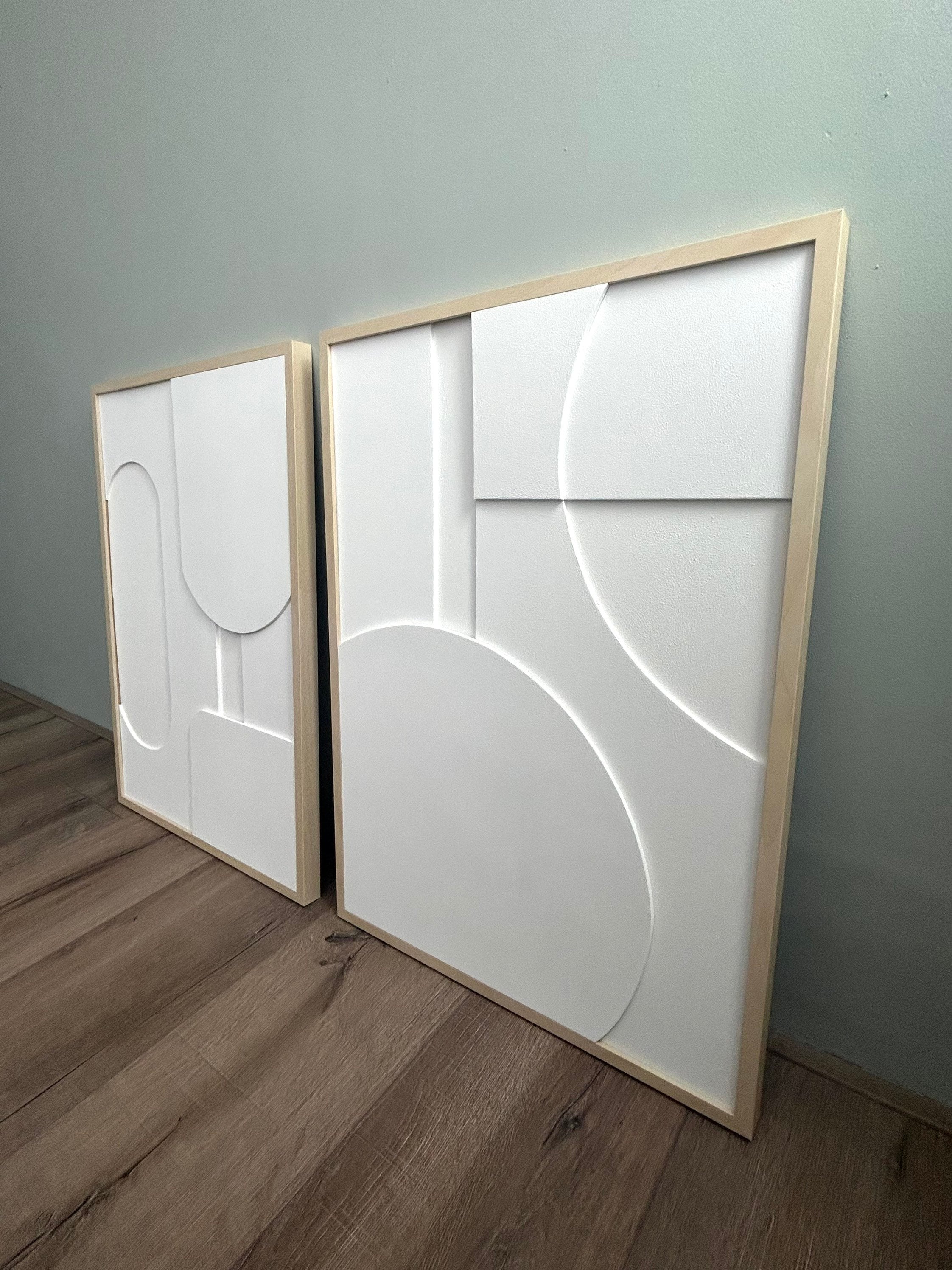 Set 3D Art With Relief 53x73cm - Etsy