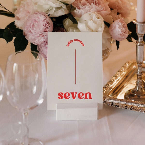 Vintage Table Number - Etsy