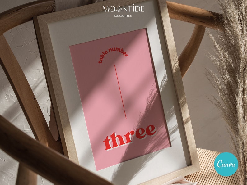 Colorful Retro Wedding Table Number Sign Boho Wedding Table - Etsy