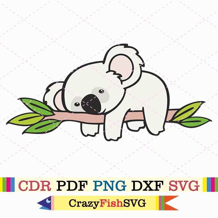 Koala Svg Australian Clipart Bear Cute Animal Zoo - Etsy