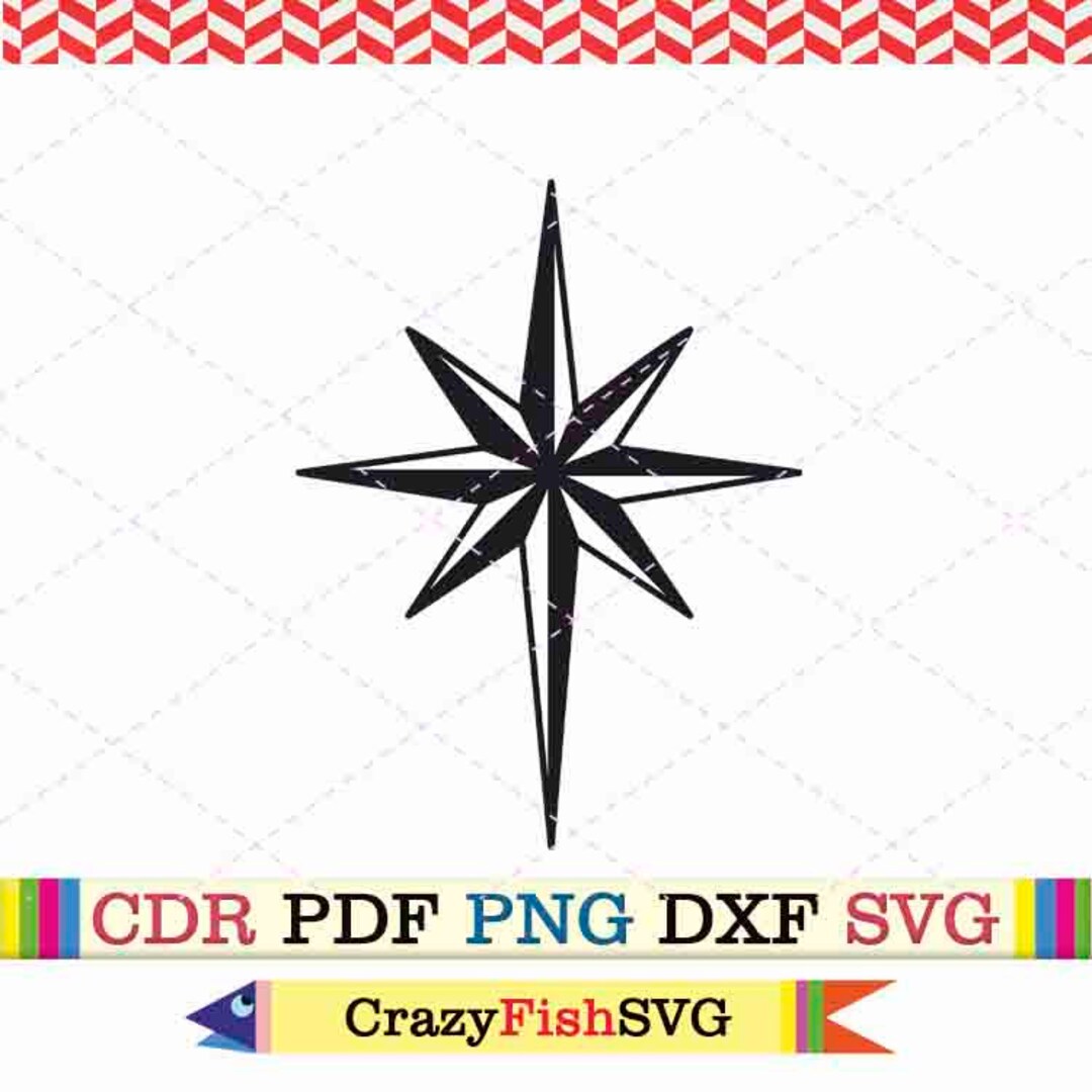 Christmas Star Svg Holiday Ornament Png Cute - Etsy