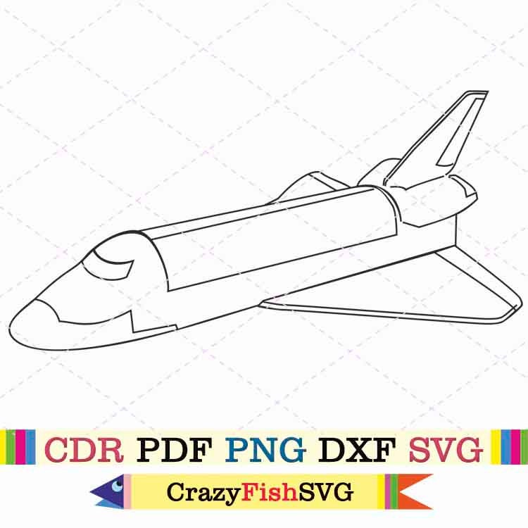 Space Shuttle Svg - Etsy