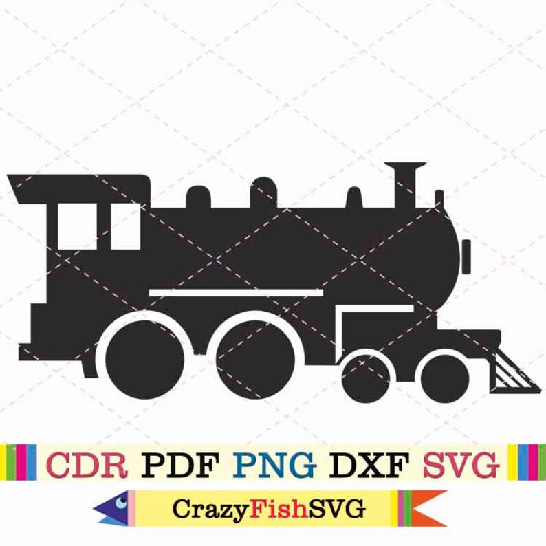 Train Svg Locomotive Clipart Vintage - Etsy
