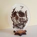 Figurine Skull. Skull Table Decor. Gothic Decor Shelves. Gift ...