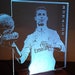 Cristiano Ronaldo Led Lamp. Manchester United Football Player. Gift for ...
