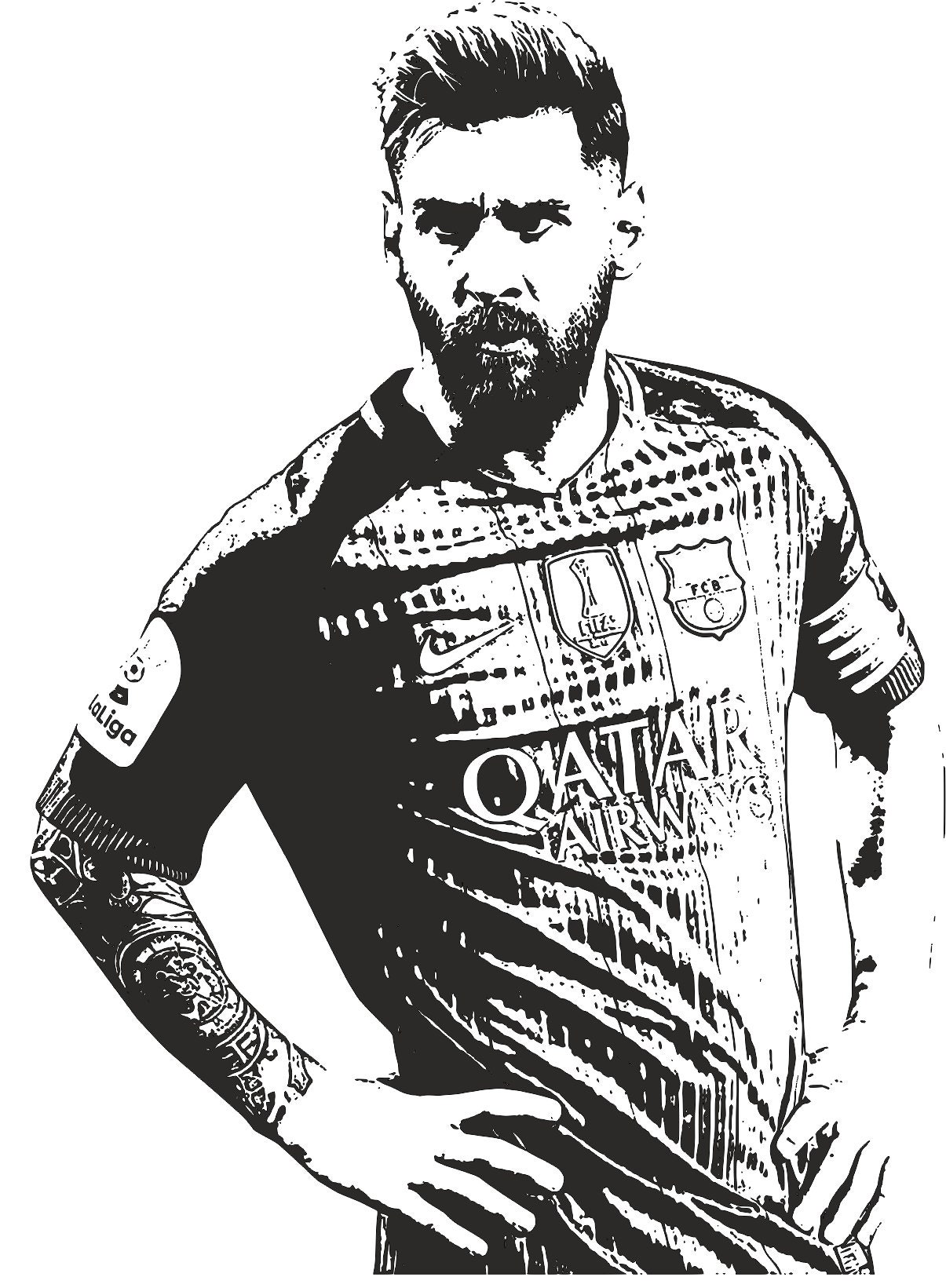 Lionel Messi svg. vector image of messi. Messi file for - Etsy Portugal