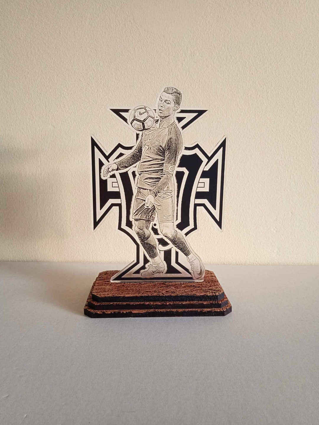 Cristiano Ronaldo Figurine. Shelf Decor. Portugal Football Figurines - Etsy