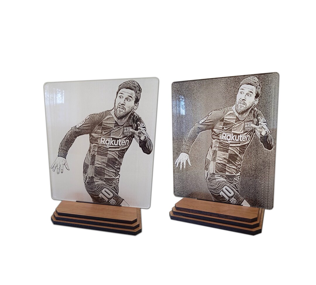 Leo Messi Figurine. Shelf Decor. A Gift for Football Fans. Handmade ...