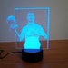 Cristiano Ronaldo Led Lamp. Manchester United Football Player. Gift for ...