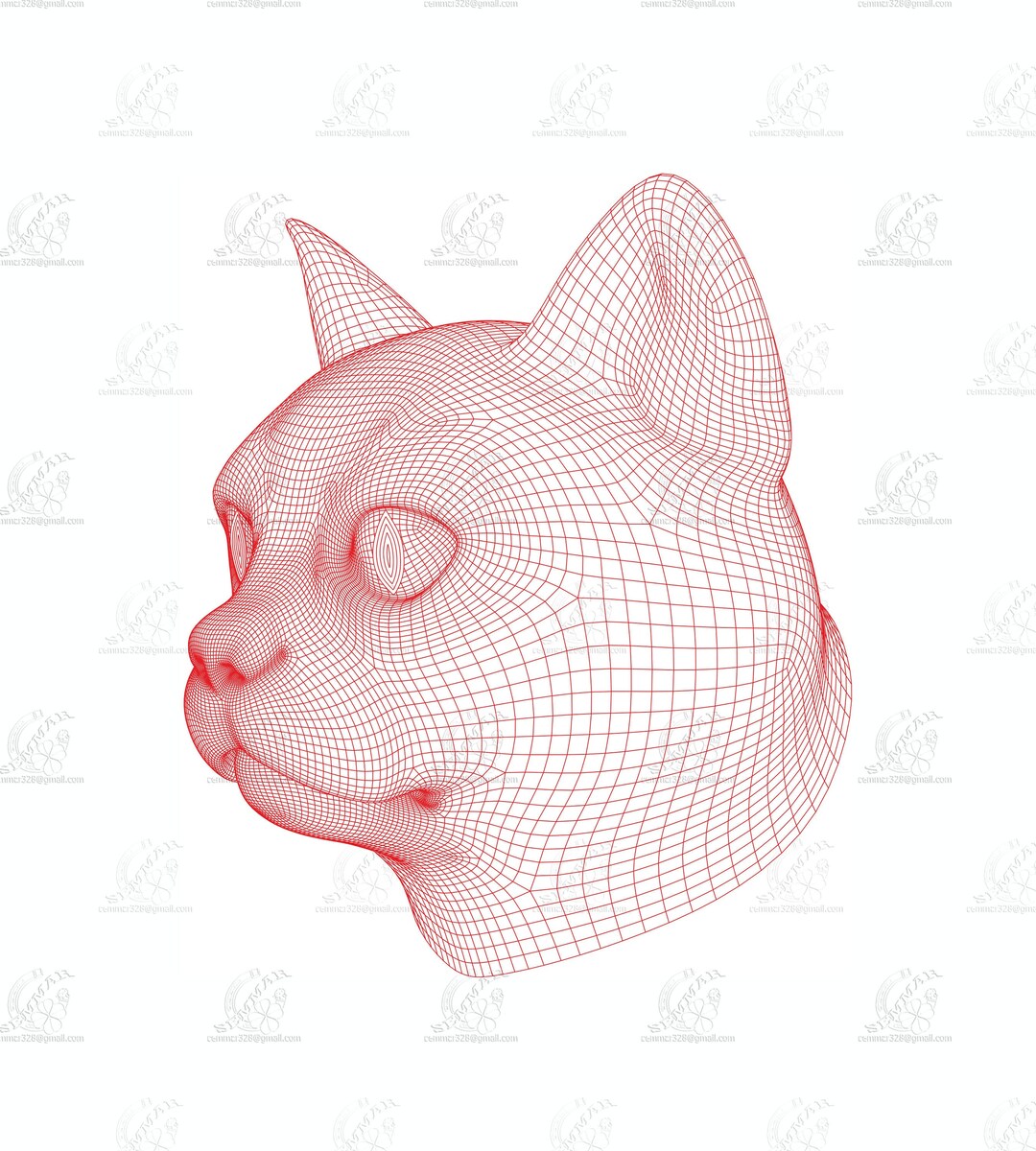 3d Vector for CNC. Vector Mesh. Vector Drawing for Use on Laser ...