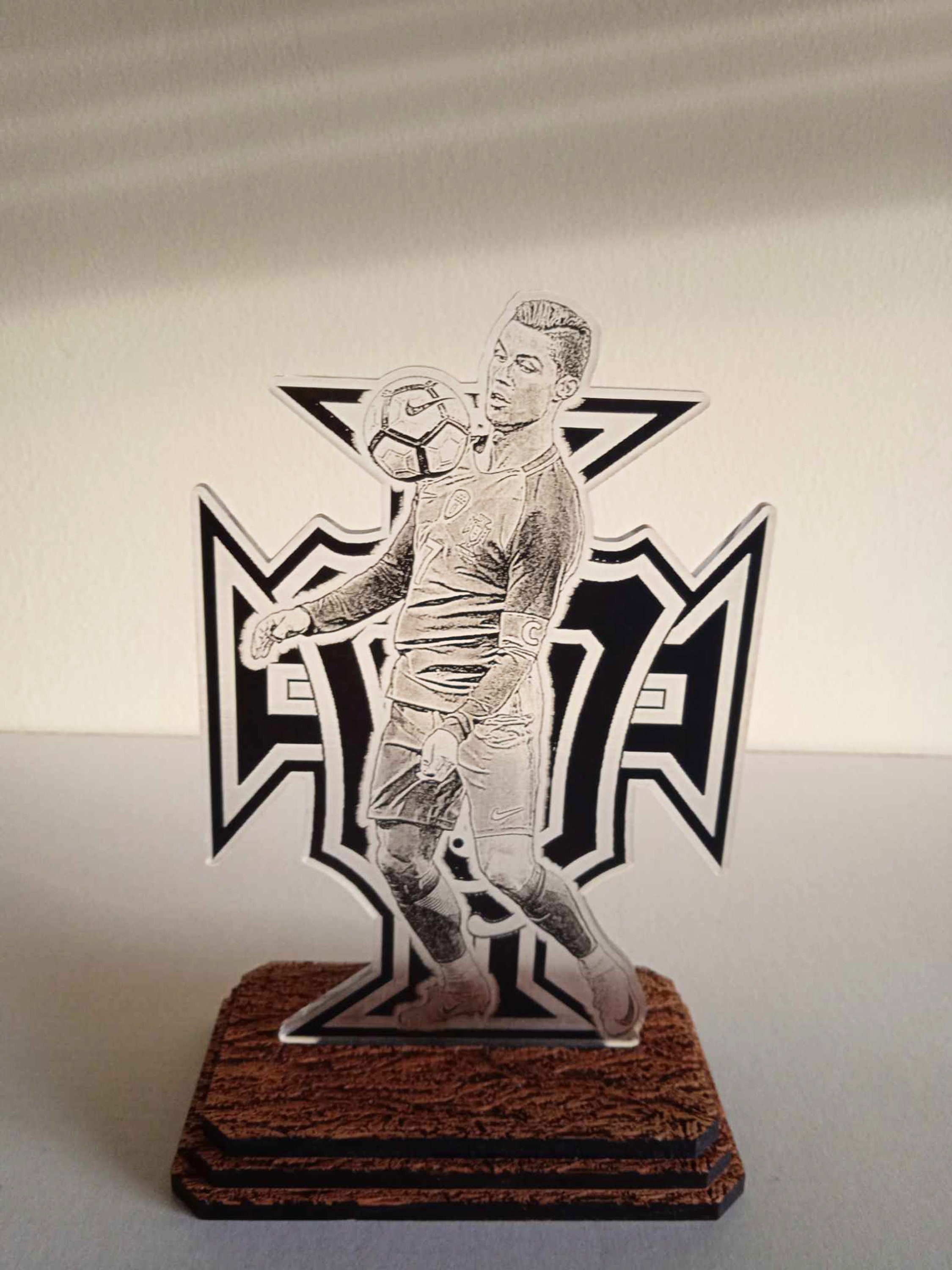 Cristiano Ronaldo Figurine. Shelf Decor. Portugal Football Figurines - Etsy
