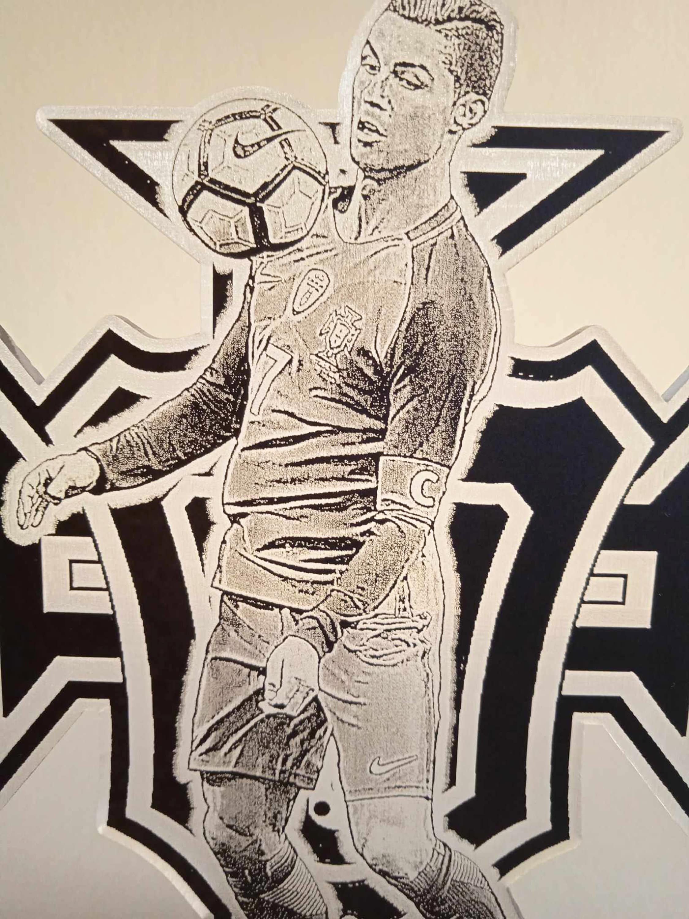 Cristiano Ronaldo Figurine. Shelf Decor. Portugal Football Figurines - Etsy