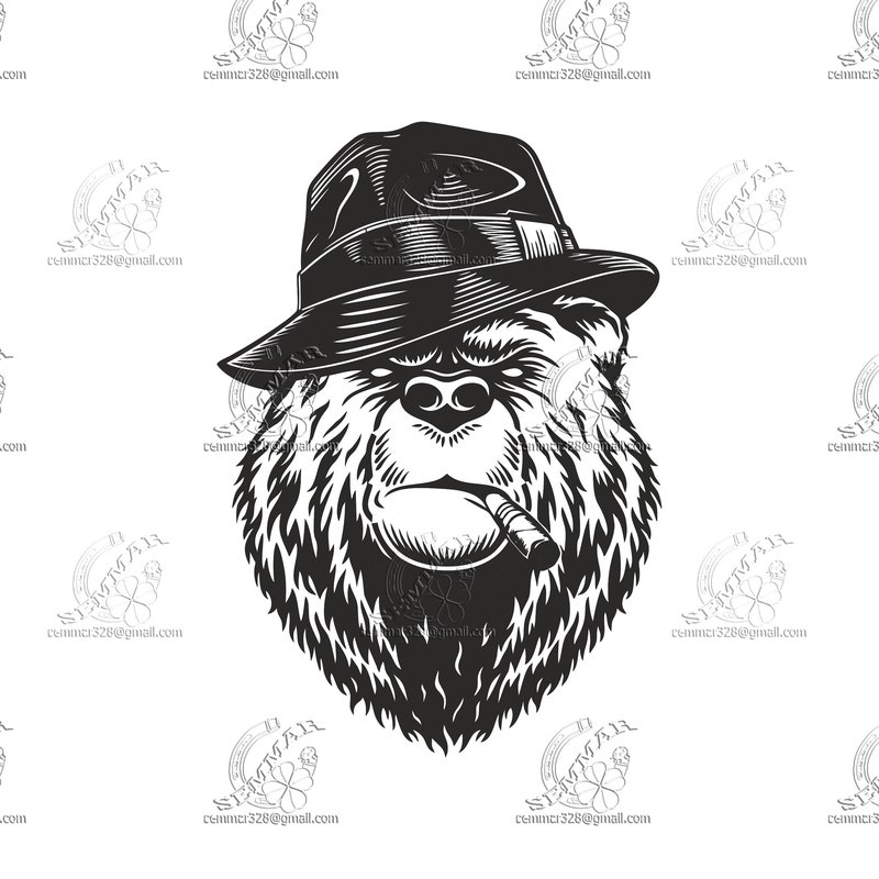 Angry Bear Svg - Etsy