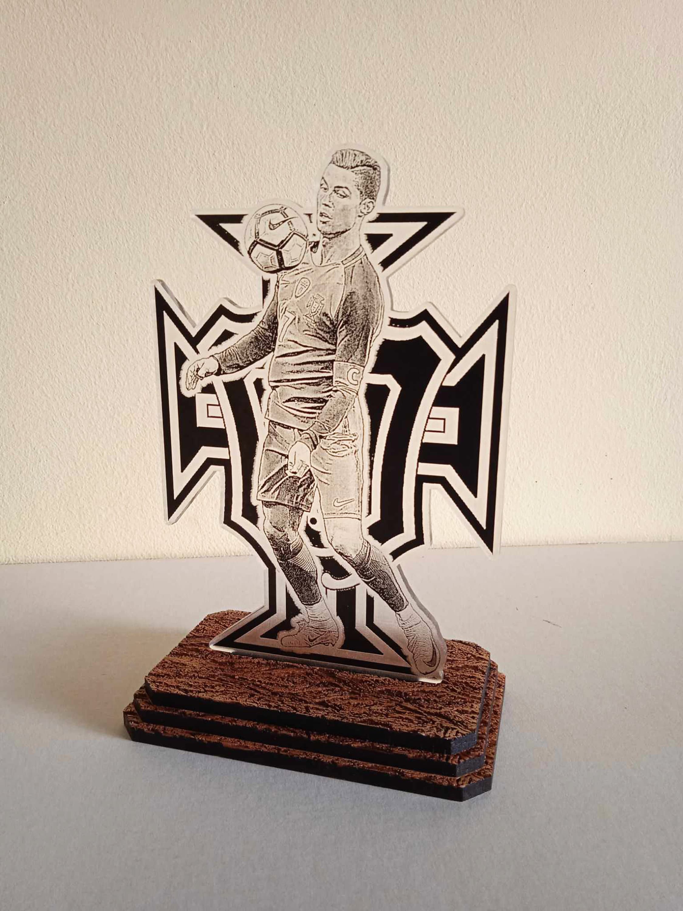 Cristiano Ronaldo Figurine. Shelf Decor. Portugal Football Figurines - Etsy