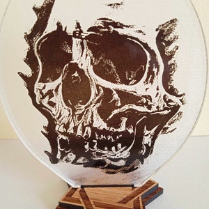 Figurine Skull. Skull Table Decor. Gothic Decor Shelves. Gift ...