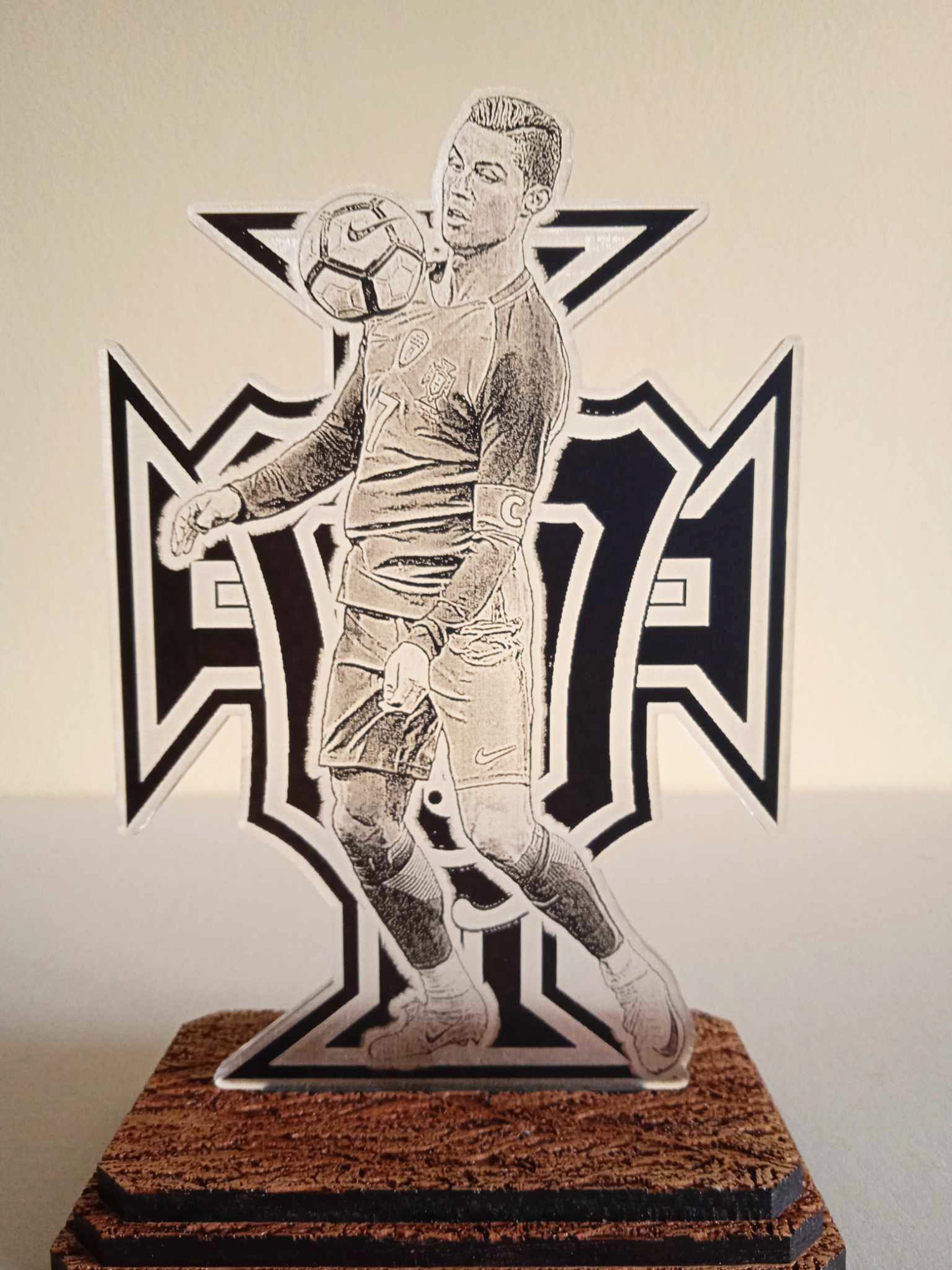Cristiano Ronaldo Figurine. Shelf Decor. Portugal Football Figurines - Etsy