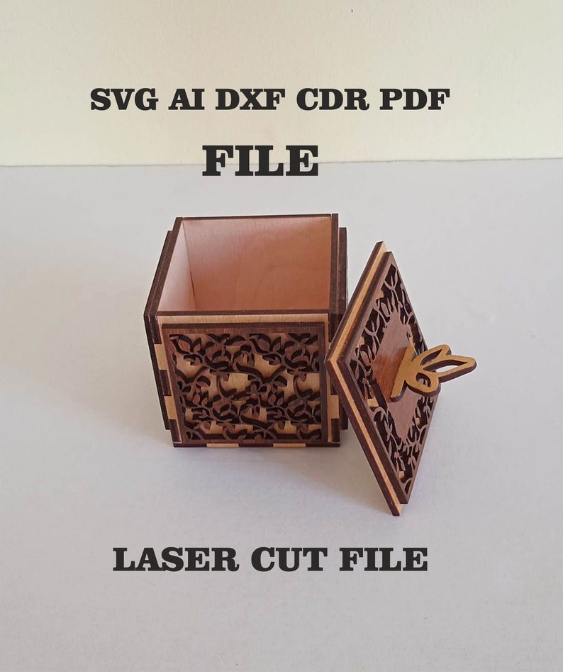 Small Box Svg. Laser Cutting File. Material 3mm Digital File - Etsy