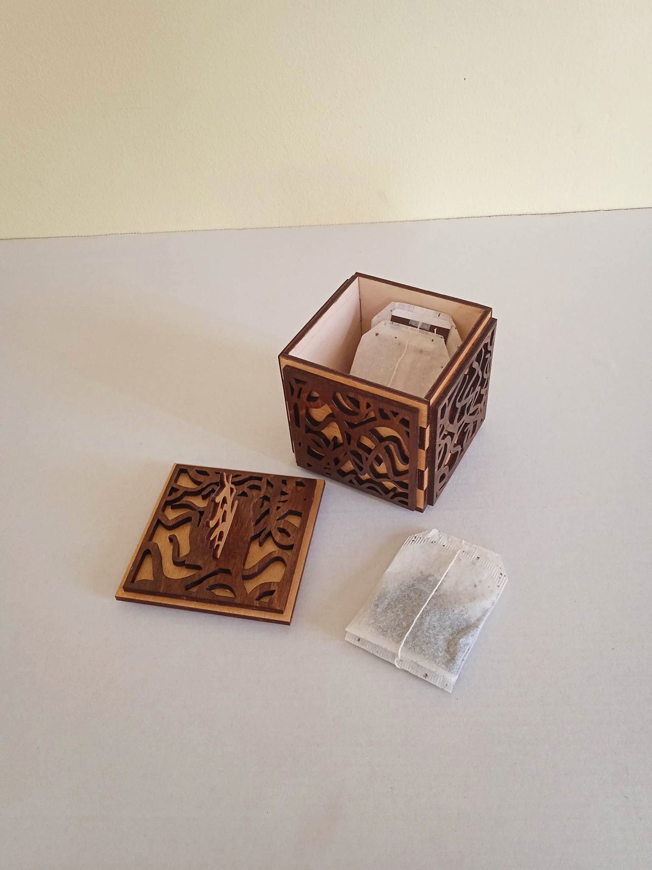 Small Tea Box. Small Tea Storage Box. Spice Box. Gift - Etsy