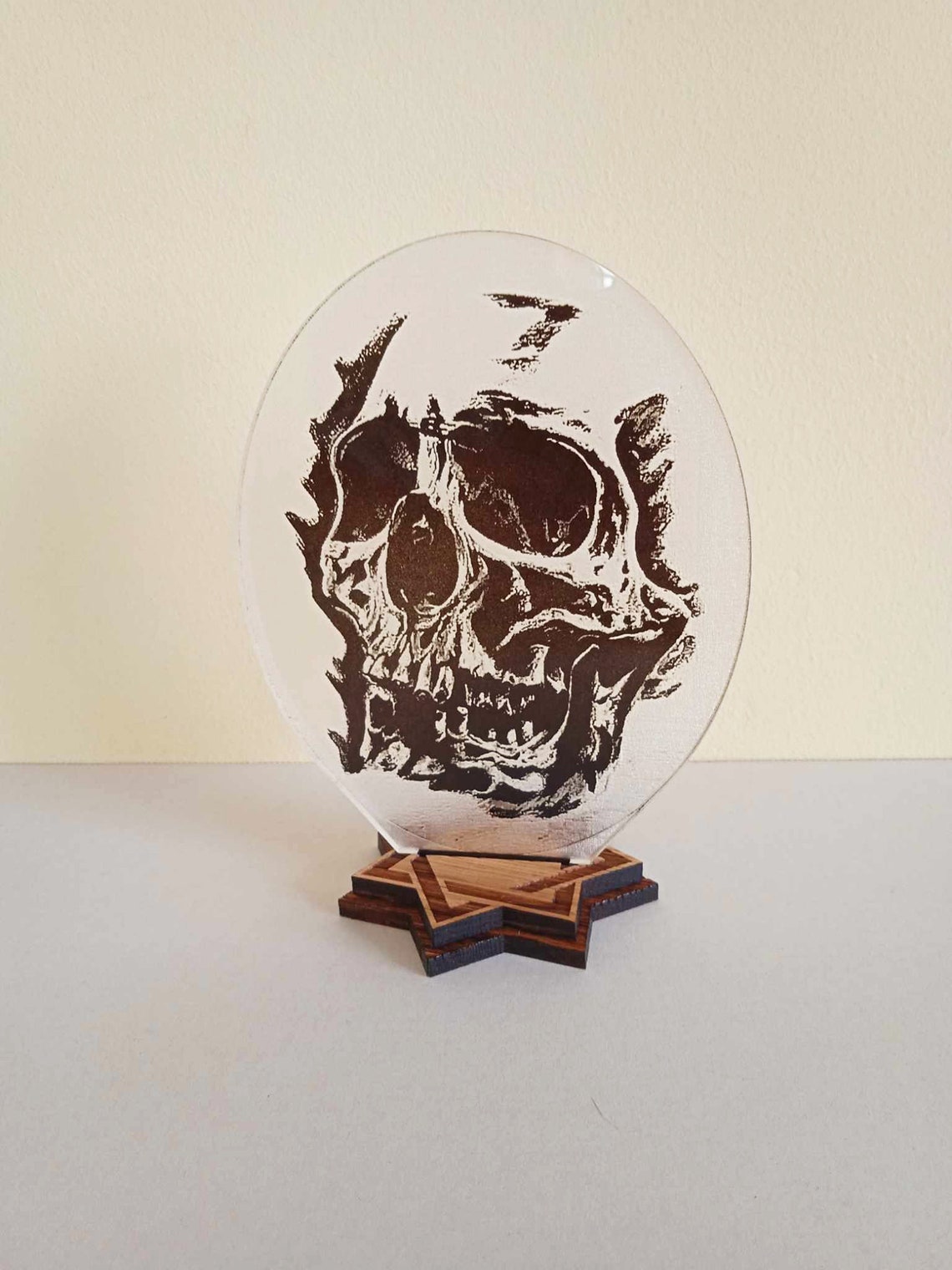 Figurine Skull. Skull Table Decor. Gothic Decor Shelves. Gift - Etsy