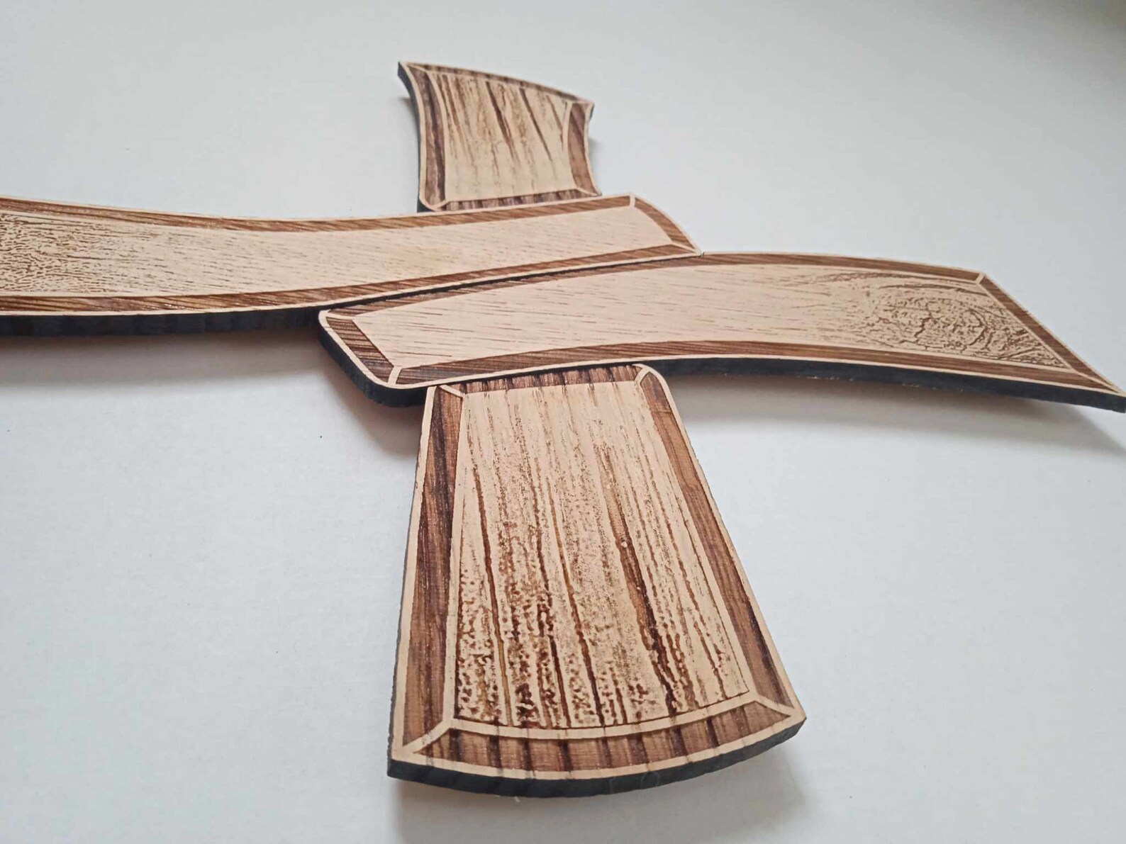 Large Wall Cross. Unusual Wooden Cross. Christian Wall Decor. Wall Art ...