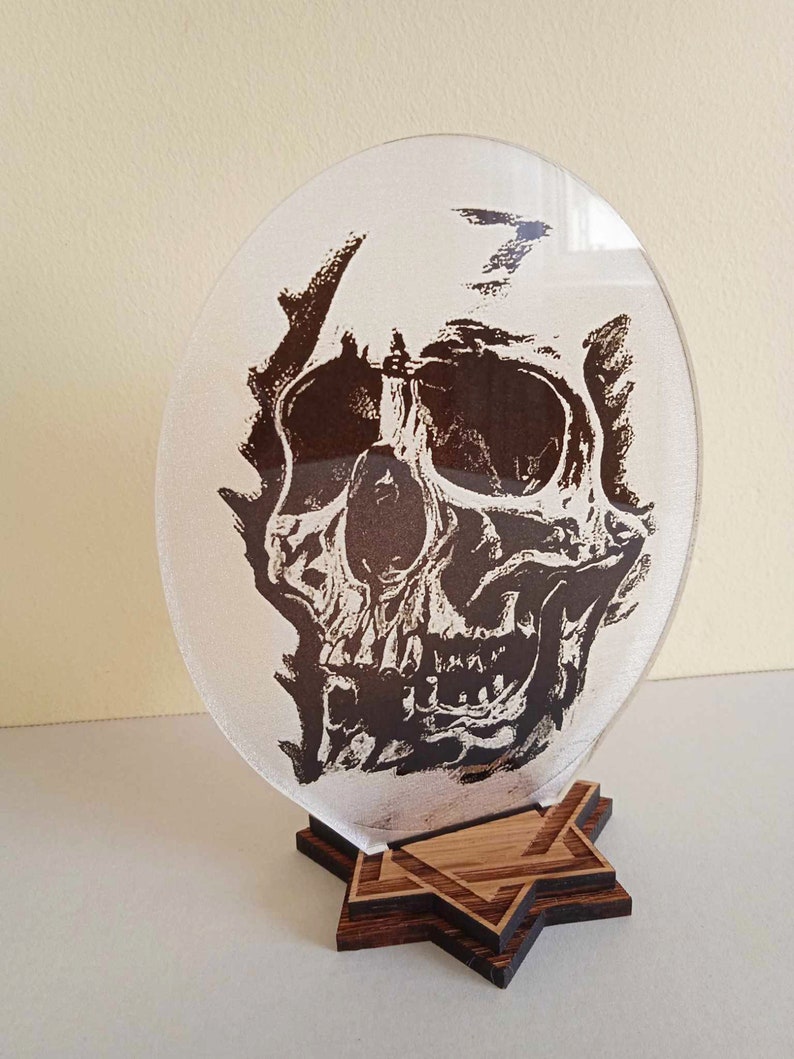 Figurine Skull. Skull Table Decor. Gothic Decor Shelves. Gift - Etsy