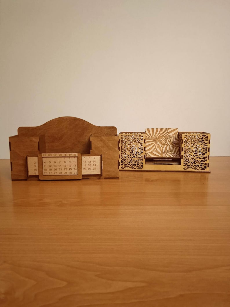 Personalized Desk Organizer. Multi-functional Wooden - Etsy